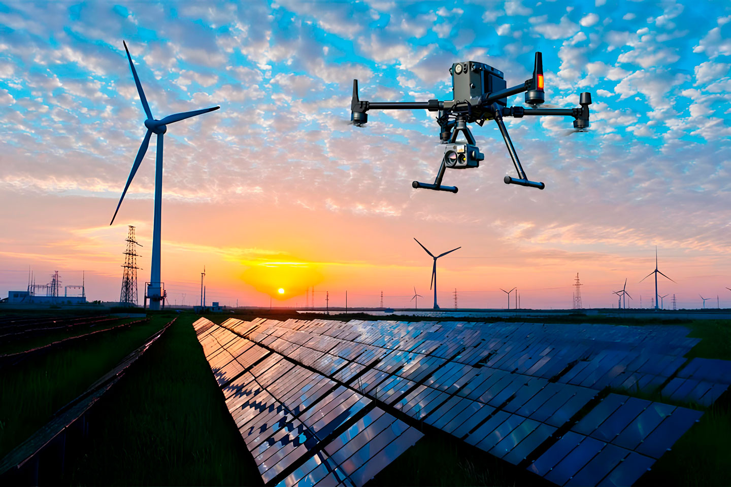 La Innovación de los Drones en la Energía Renovable: Mejorando la Eficiencia de Paneles Solares ...